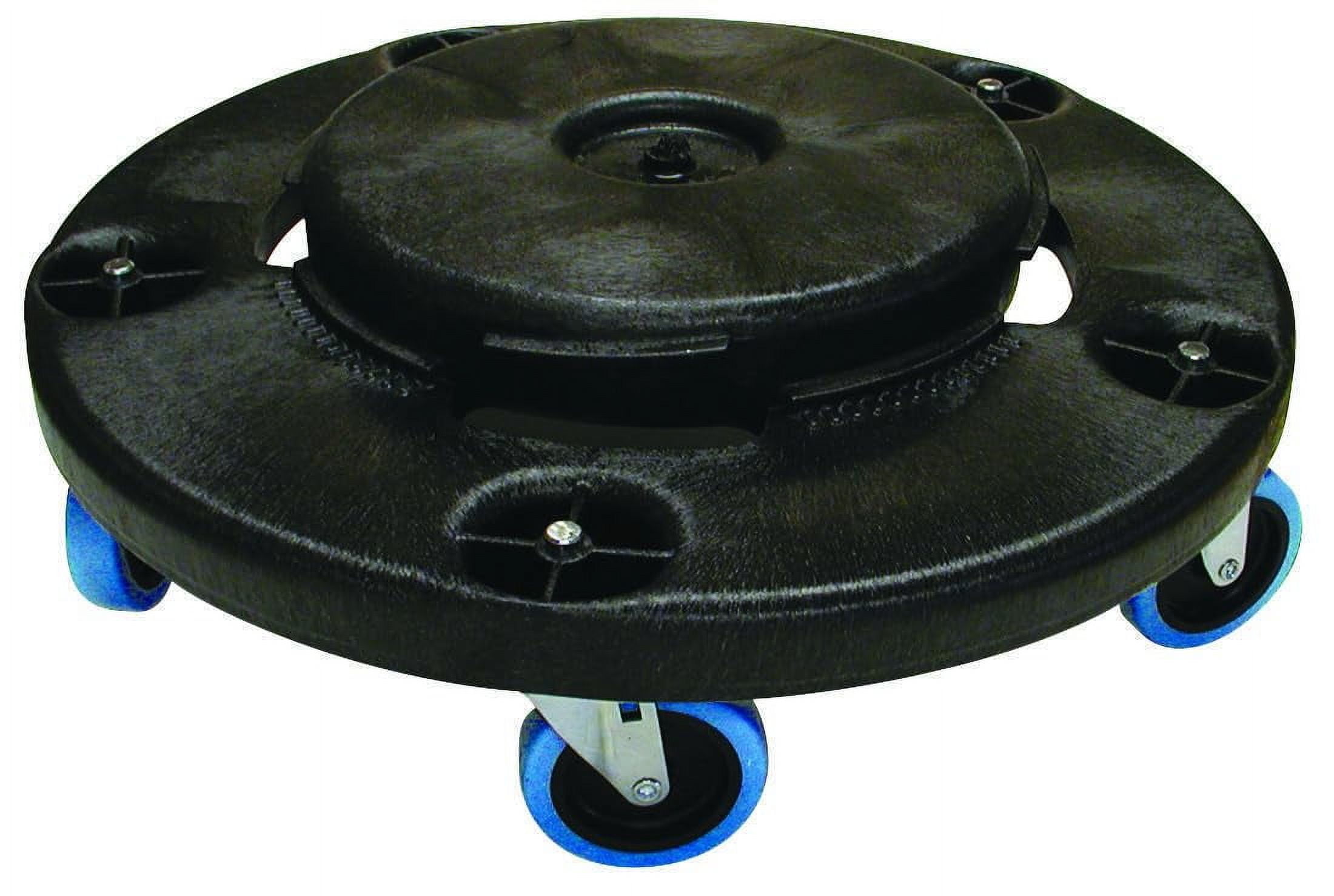 Brute Waste Container Dolly with Locking Mechanism, Heavy Load Transport Cart for 20-55G Cans ...