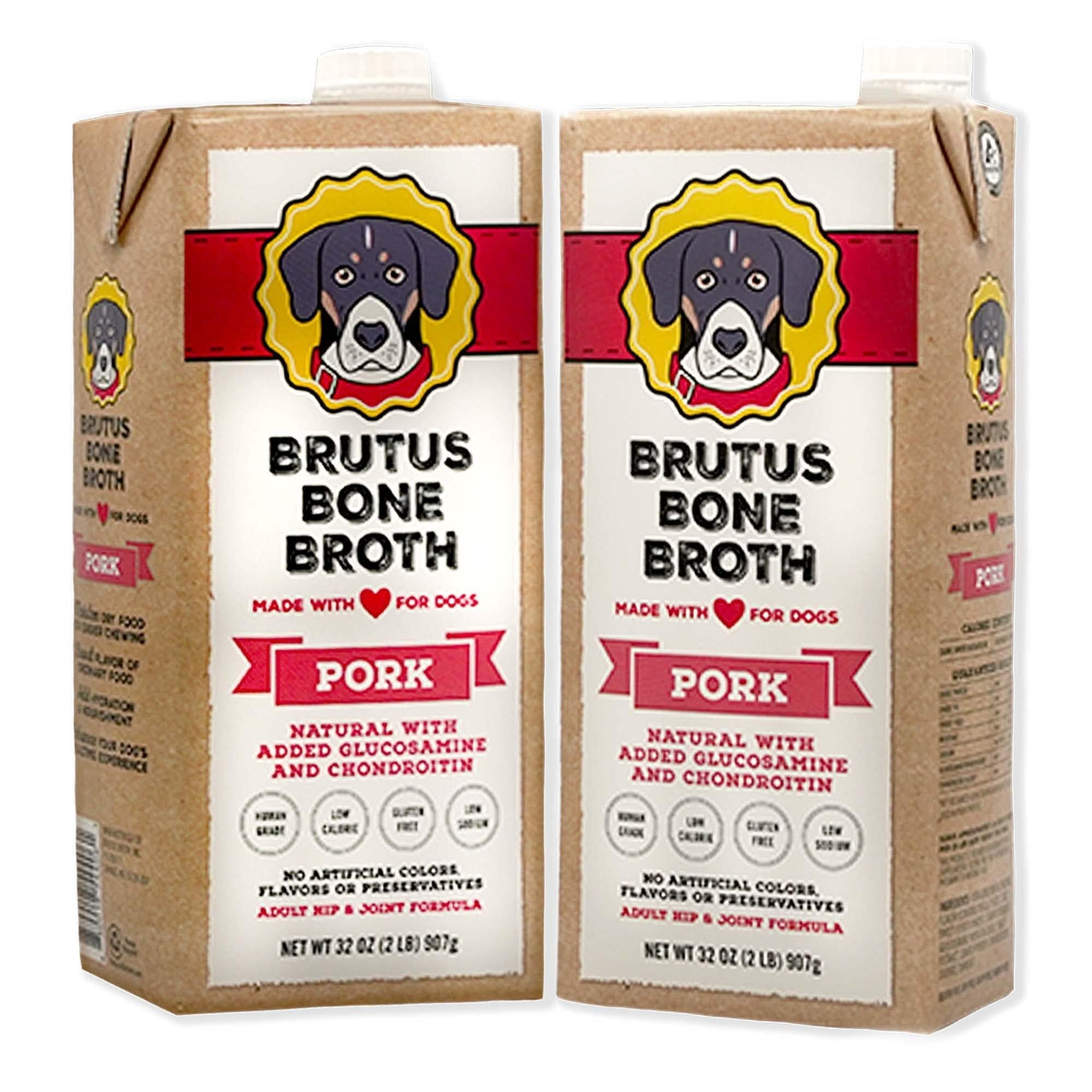 Brutus Bone Broth for Dogs 64 AD01 oz| All Natural| Made in USA ...