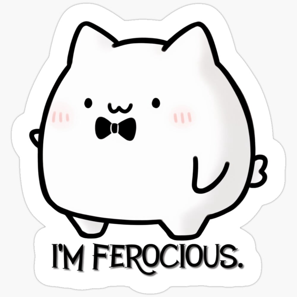 Brutus Coldfang - I'M Ferocious Sticker Phone Decal Water Bottle ...
