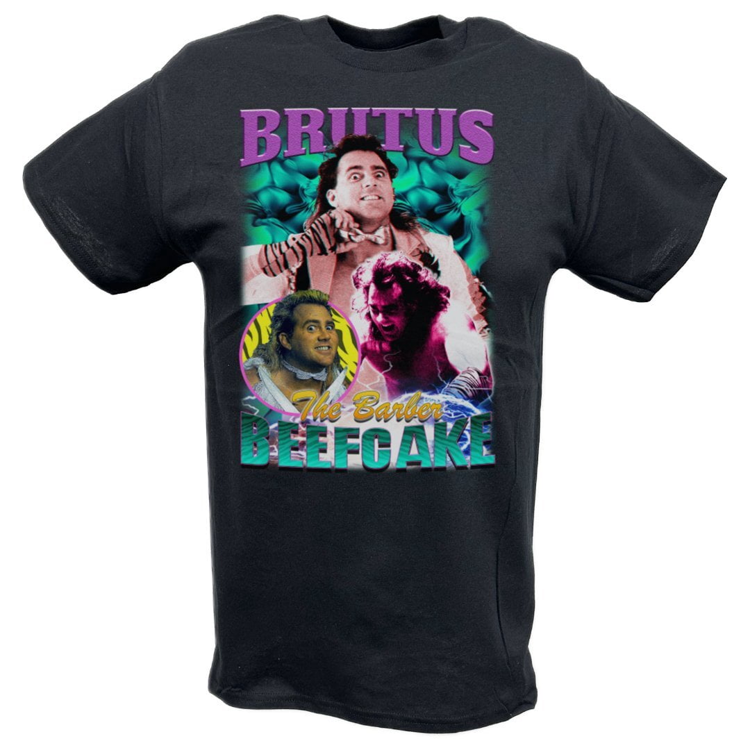 Brutus the Barber Beefcake Collage T-shirt - Walmart.com