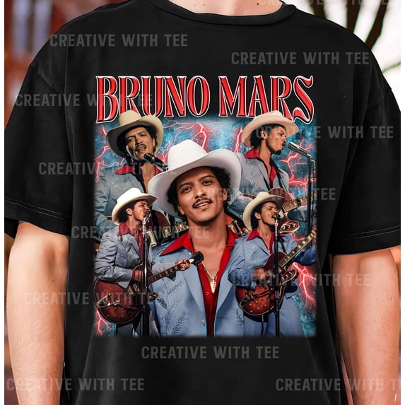 Brvno Mars Romantic Tour T-Shirt | Pop R&B Concert T-Shirt | Music Fan ...