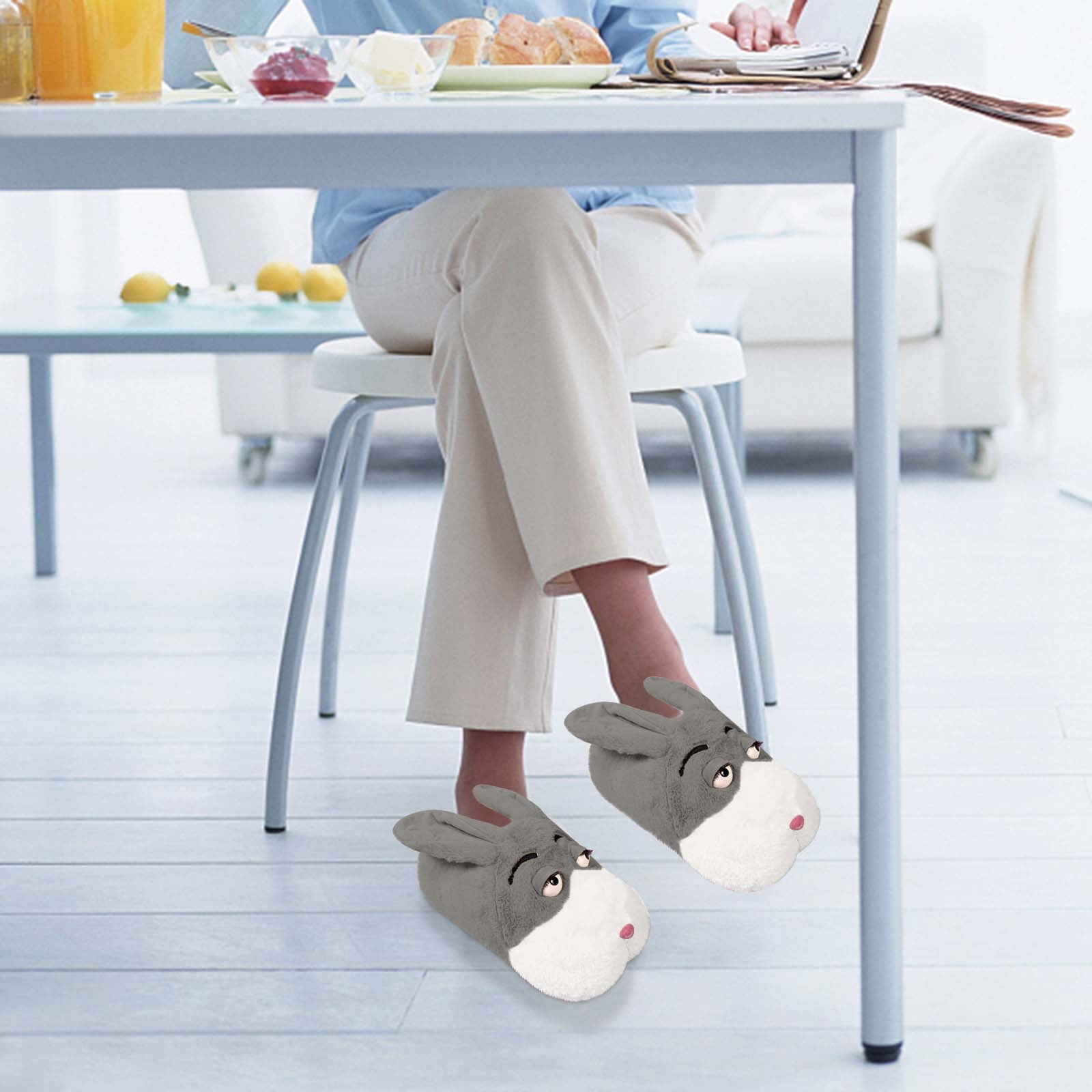 Brwvolix Plush Stuffed Animal,Big Eyes and Dog Slippers Floor Home ...