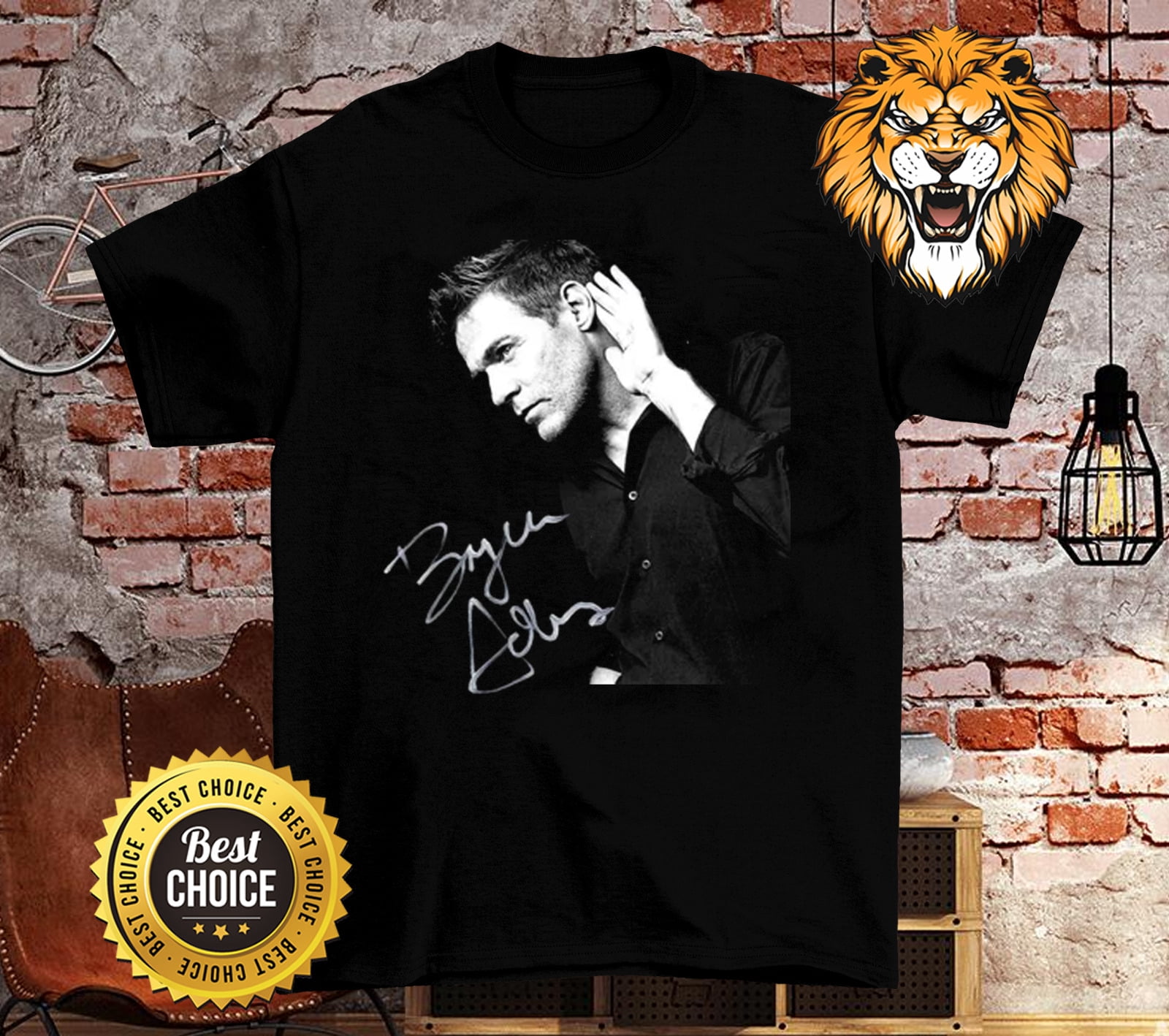 Bryan Adams Men's T Shirt S-3XL Q7845 - Walmart.com
