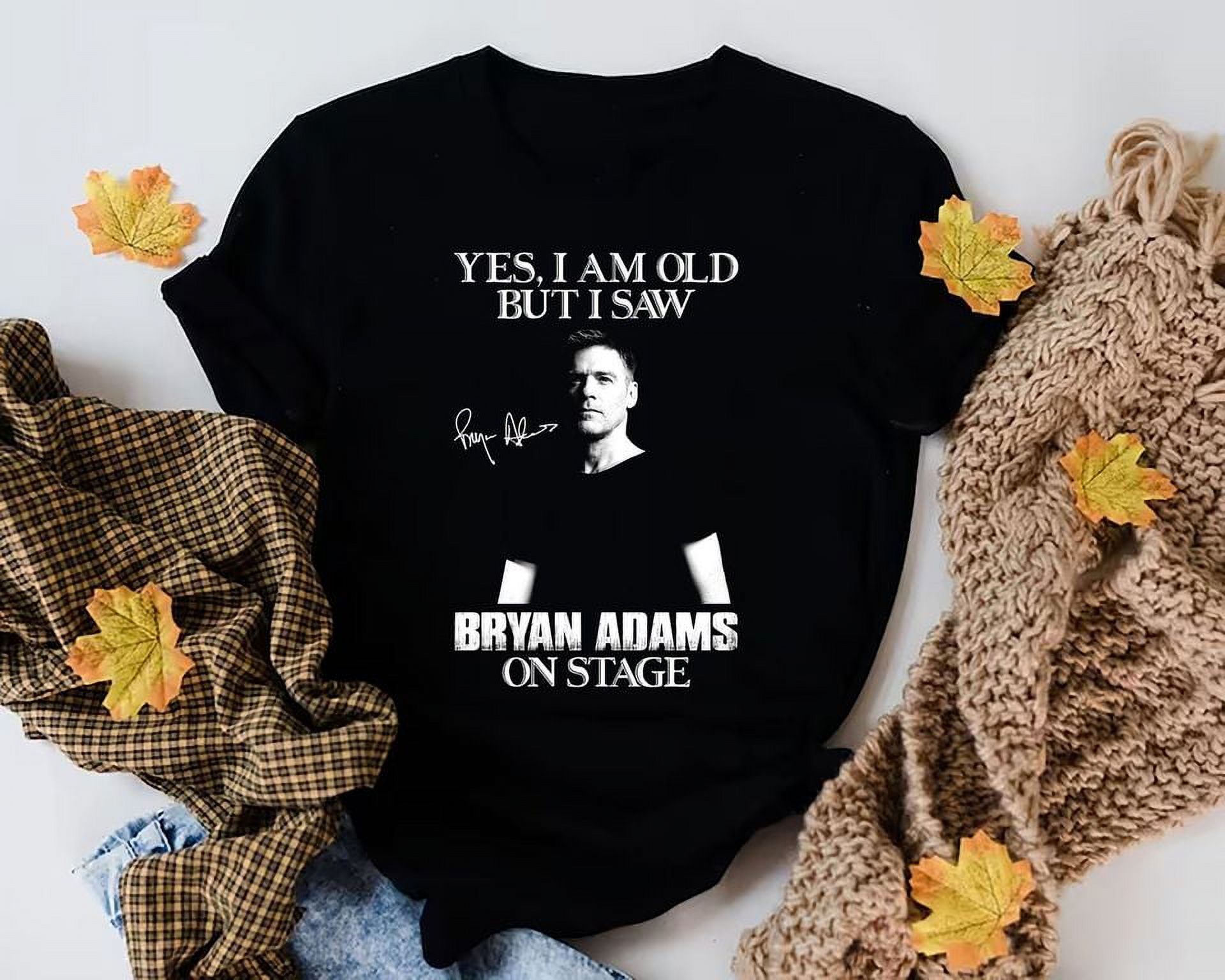 Bryan Adams On Stage Signature Shirt, Bryan Adams Fan Lovers Shirt ...