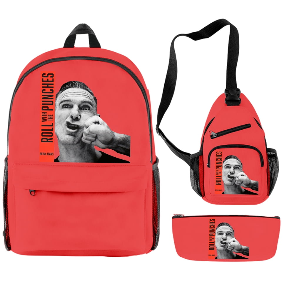 Bryan Adams Roll With The Punches 2025 Backpack 3 Piece Sets Harajuku ...