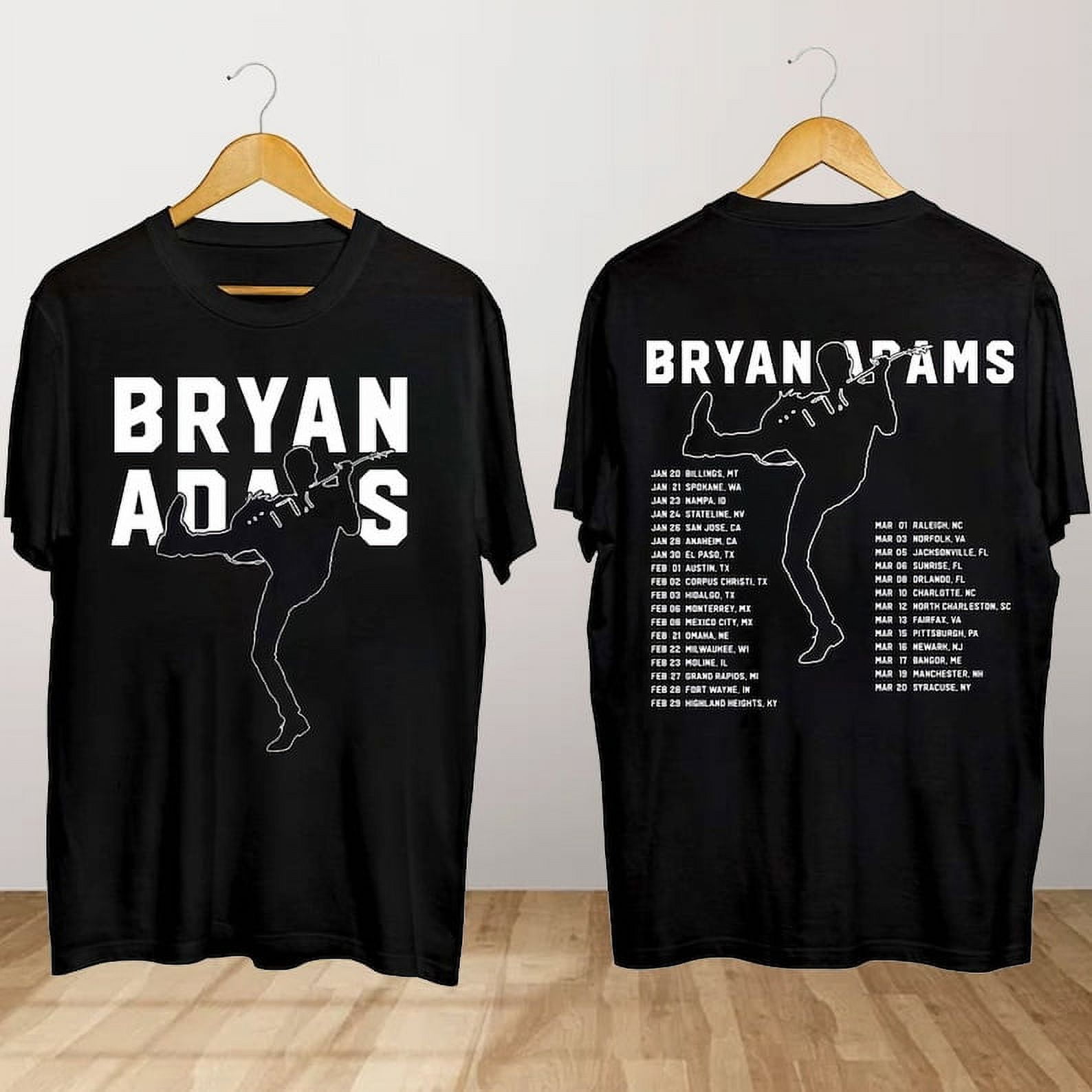 Bryan Adams So Happy Hurts Tour 2024 T Shirt, Bryan Adams Concert Shirt ...