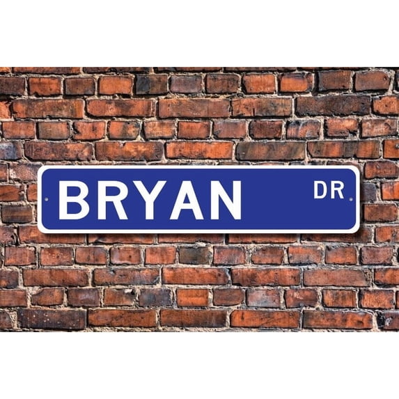 Bryan Bryan Sign Bryan Gift Bryan Fan Child Gift Grandchild Gift Bryan ...