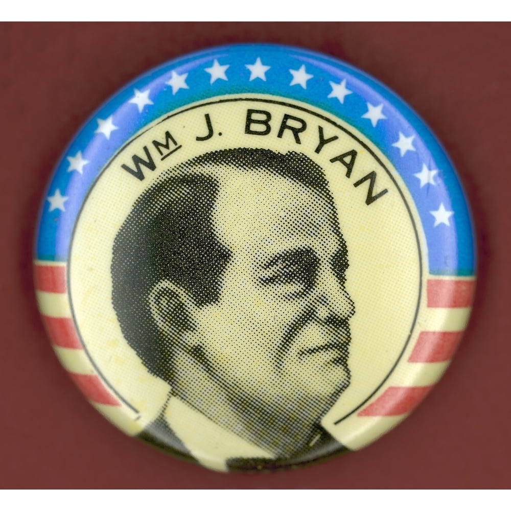 Bryan Campaign Button. Ndemocratic Presidential Campaign Button From ...
