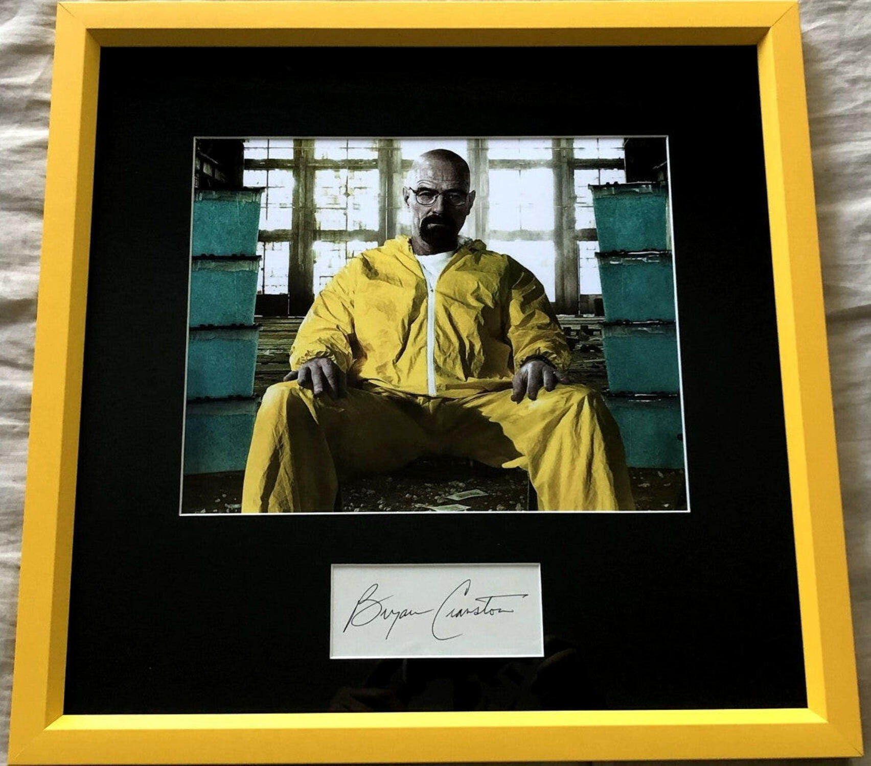 Bryan Cranston autograph custom framed with Breaking Bad 8x10 photo JSA ...
