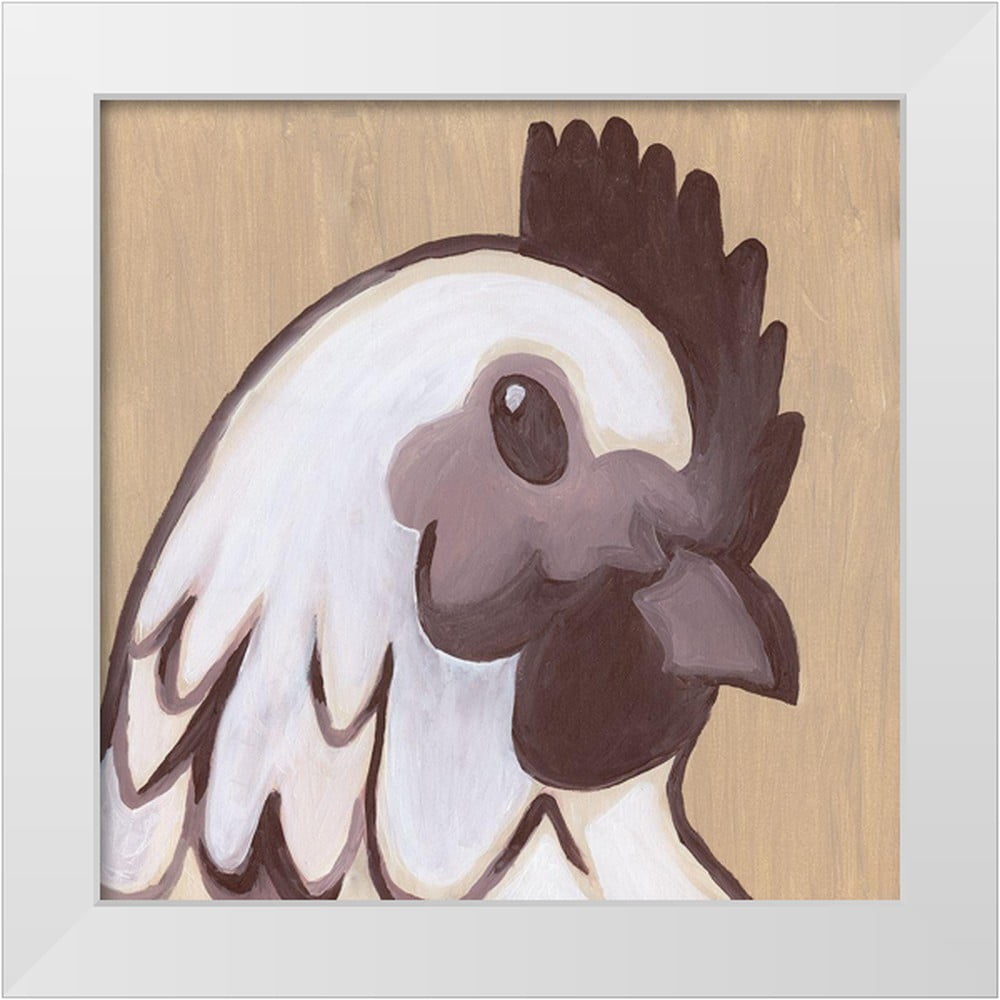 Bryan, Kathleen 20x20 White Modern Wood Framed Museum Art Print Titled ...