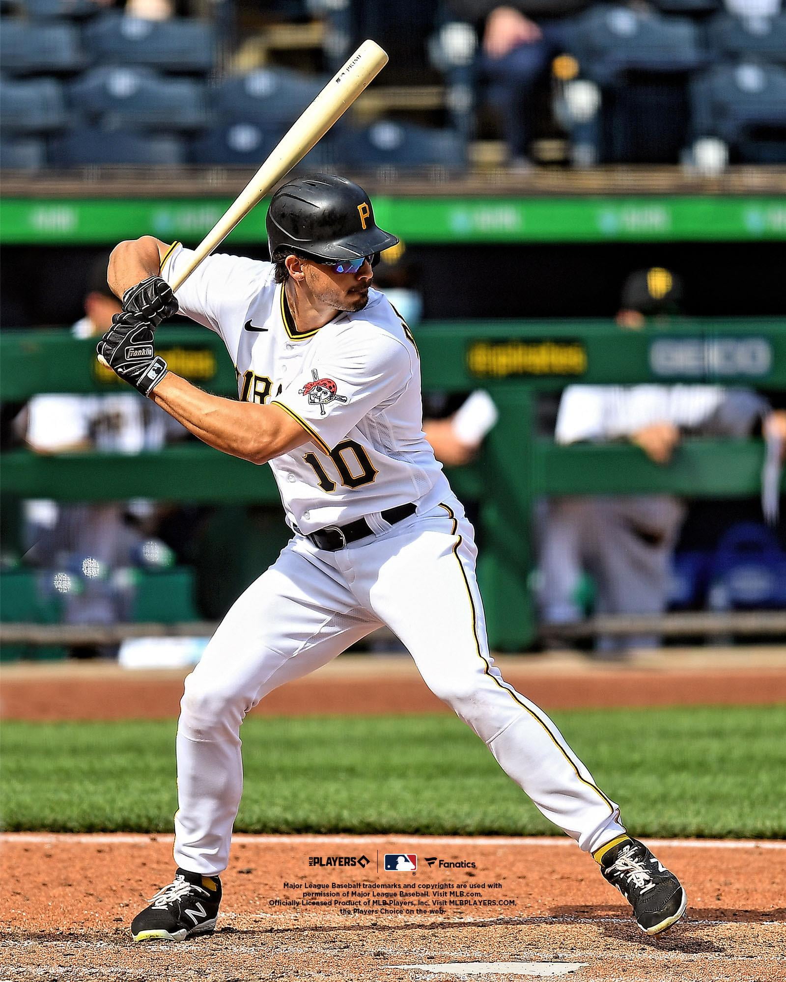 Bryan Reynolds Pittsburgh Pirates Unsigned Prepares to Bat Vertical ...