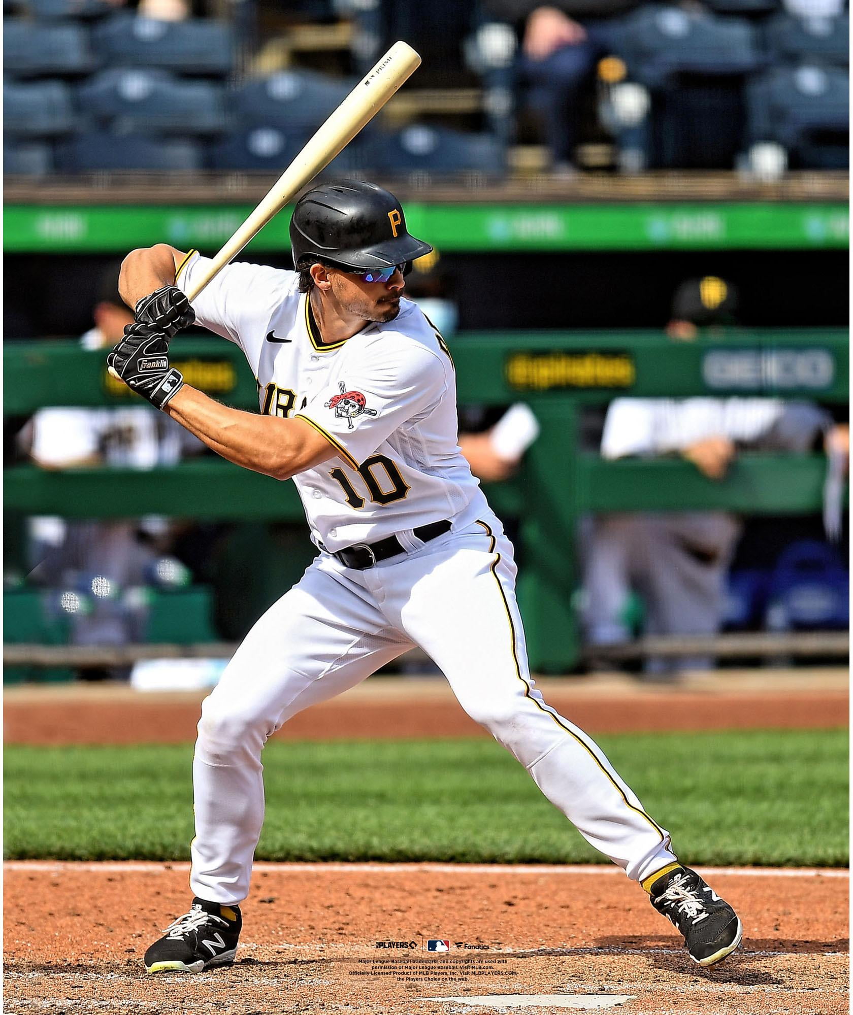 Bryan Reynolds Pittsburgh Pirates Unsigned Prepares to Bat Vertical ...
