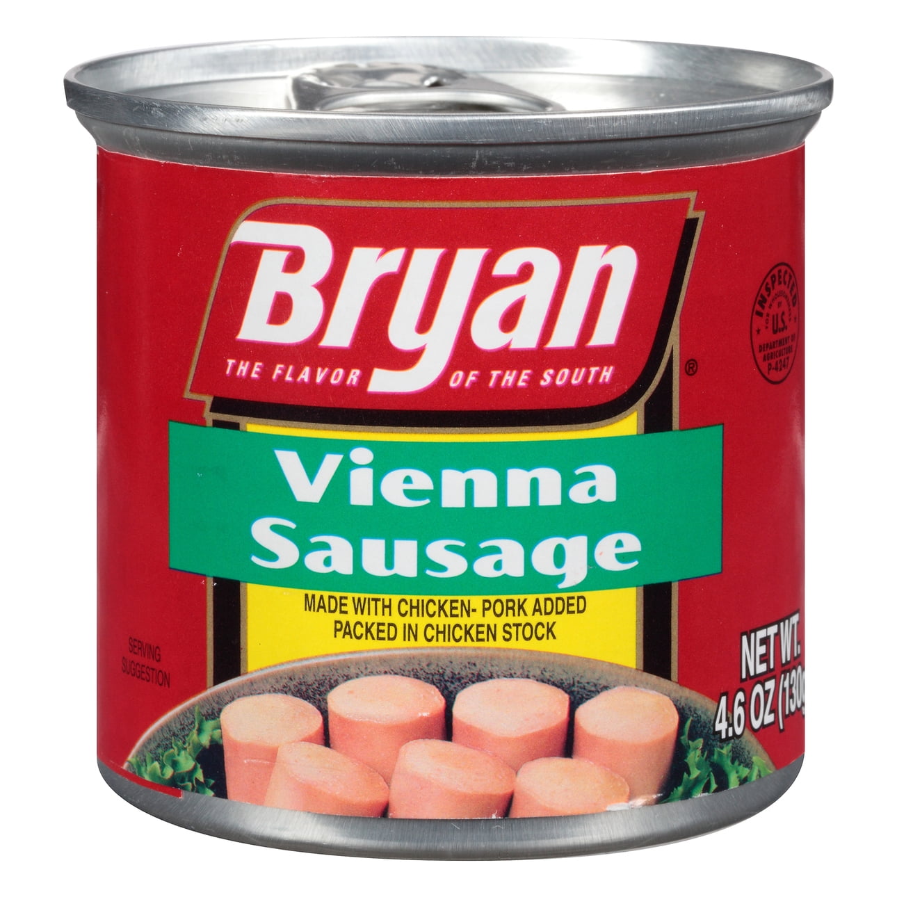 Bryan Vienna Sausage Low Carb 7g Protein per Serving 4.6 oz Shelf ...