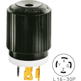 Bryant 71630NP TECHSPEC Plug L16-30 30A 3ph 480V AC Black/White ...