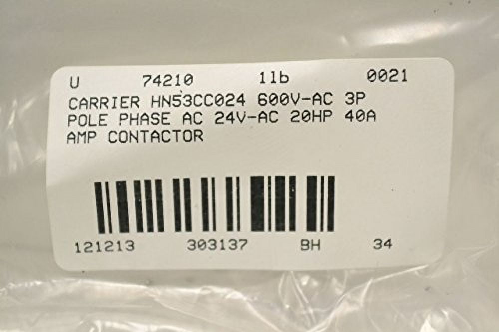 Bryant/Carrier HN53CC024 30amp,24v 3pole Contactor - Walmart.com