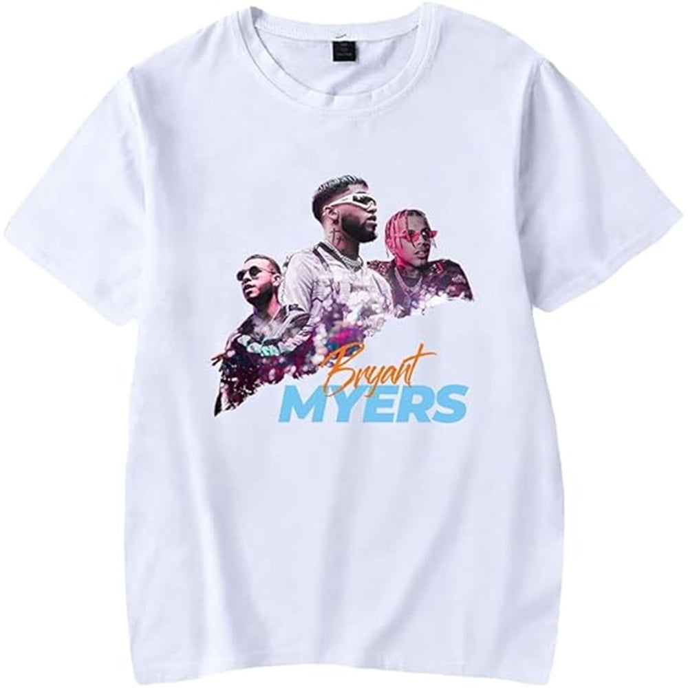 Bryant Myers T-shirt Rapper Printed Logo Casual Fashion Unisex Summer ...