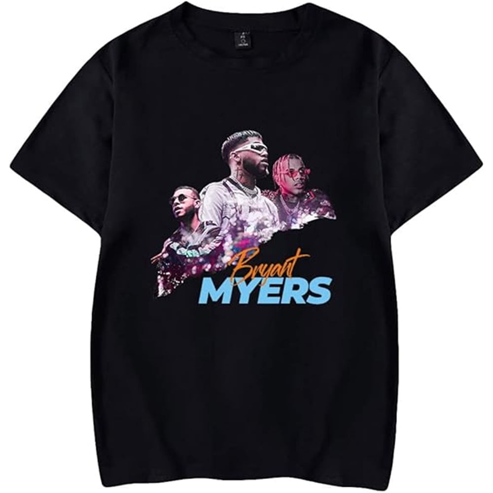 Bryant Myers T-shirt Rapper Printed Logo Casual Fashion Unisex Summer ...
