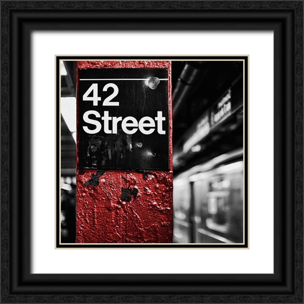 Bryant, Susan 26x26 Black Ornate Wood Framed with Double Matting Museum ...