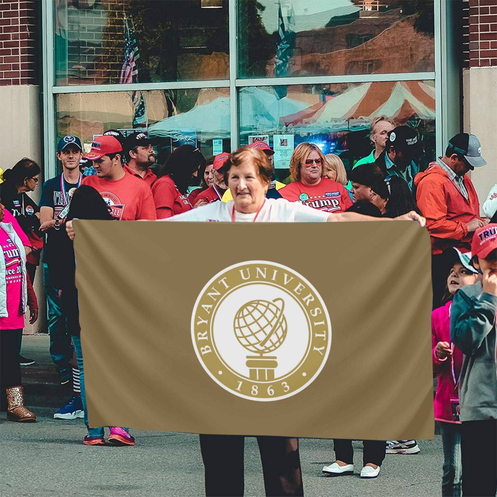 Bryant University Logo Flag 3x5 Ft Holiday Banner Garden Yard House ...