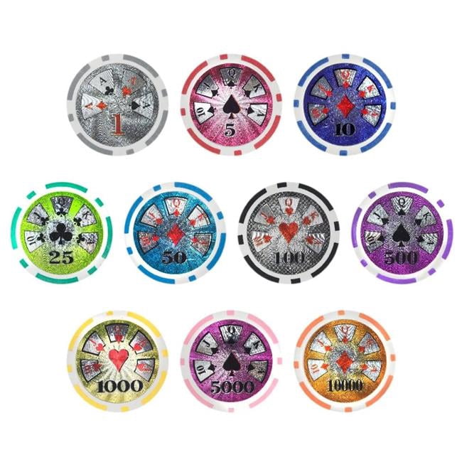 Brybelly BRY000840U 14 g Hi Roller Holo Inlay Clay Composite 10 Dollar ...