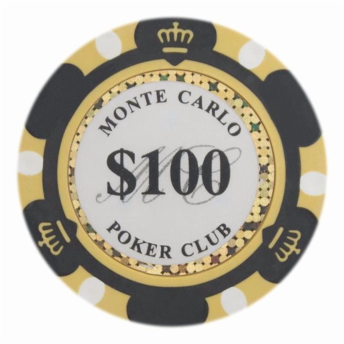 Brybelly BRY000972U Monte Carlo Holo Inlay 14 g Poker Chips, Clay ...
