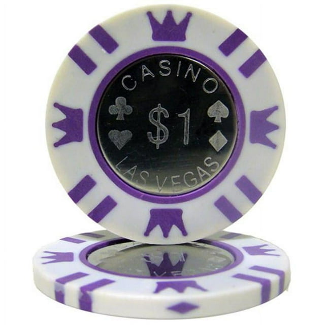 Brybelly CPCI-1 15 g Coin Inlay Poker Chip, 1 Dollar - Walmart.com