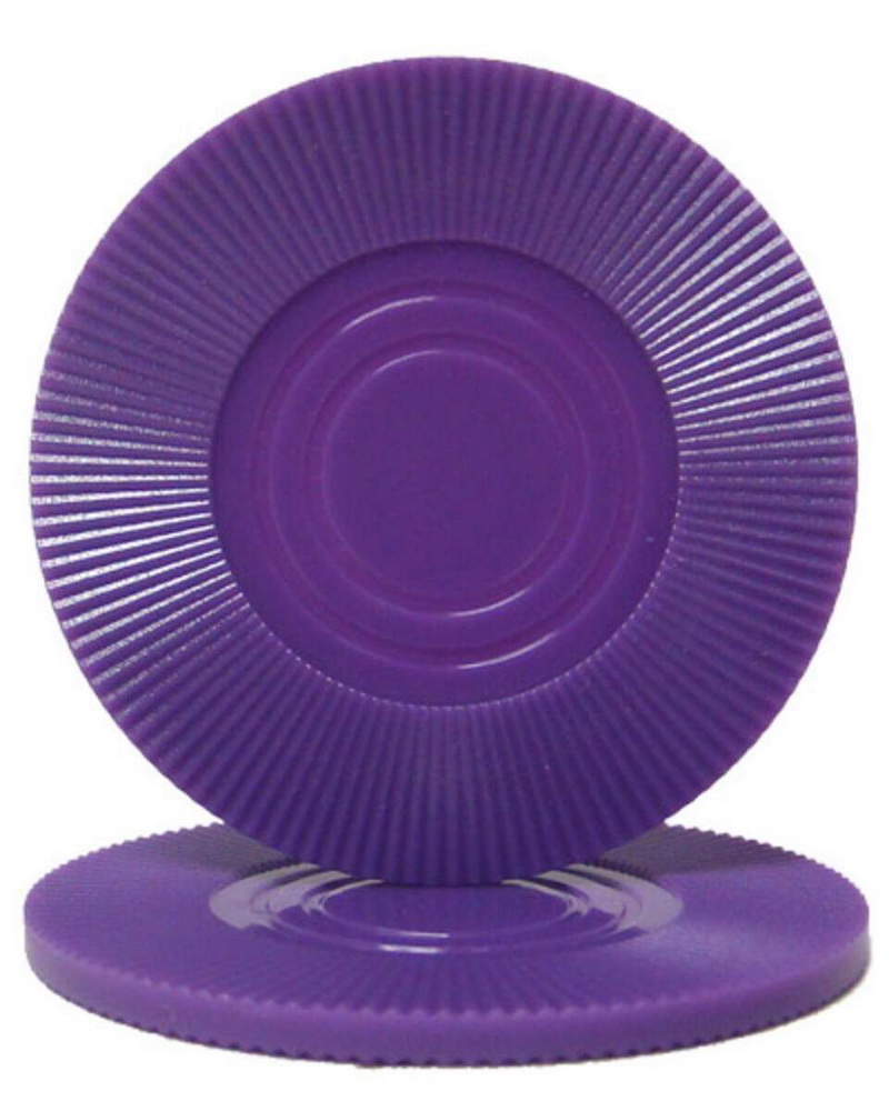 Brybelly CPRAD-Purple-25 Interlocking Radial Chip, Purple - Pack of 25 ...