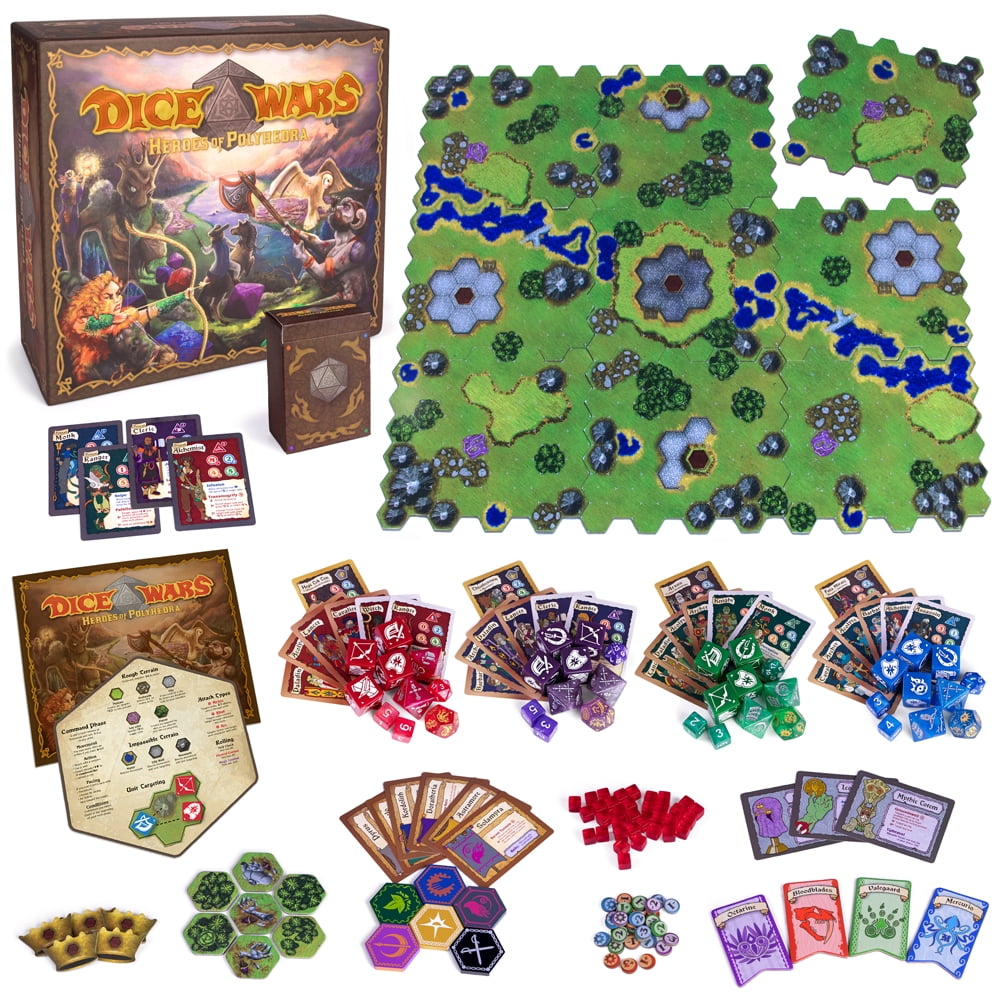 Dice Wars: Heroes of Polyhedra - Tabletop Fantasy Strategy Game ...