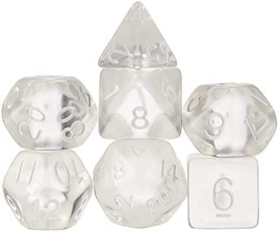 Brybelly Holdings GDIC-1140 7 Die Polyhedral Dice Set in Velvet Pouch ...