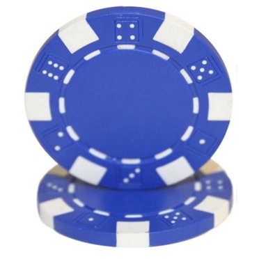 Brybelly Holdings PCB-2109 5 Red Rectangular Poker Chips - Walmart.com