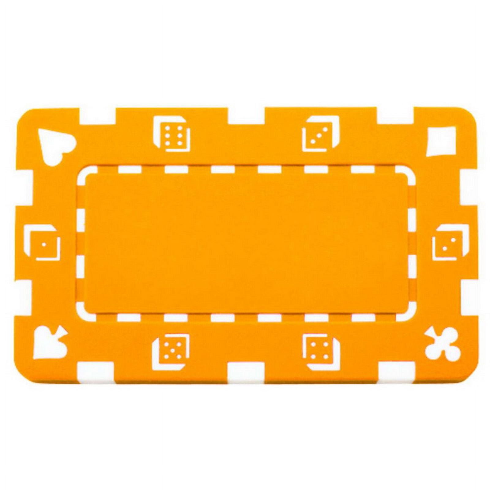 Brybelly Holdings PCB-2106 5 Orange Rectangular Poker Chips - Walmart.com