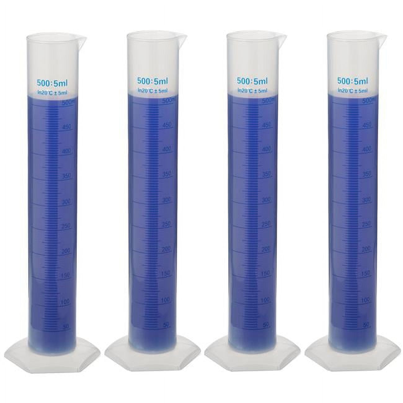 Brybelly ICYL-008 500 mL Plastic Graduated Cylinders - Walmart.com