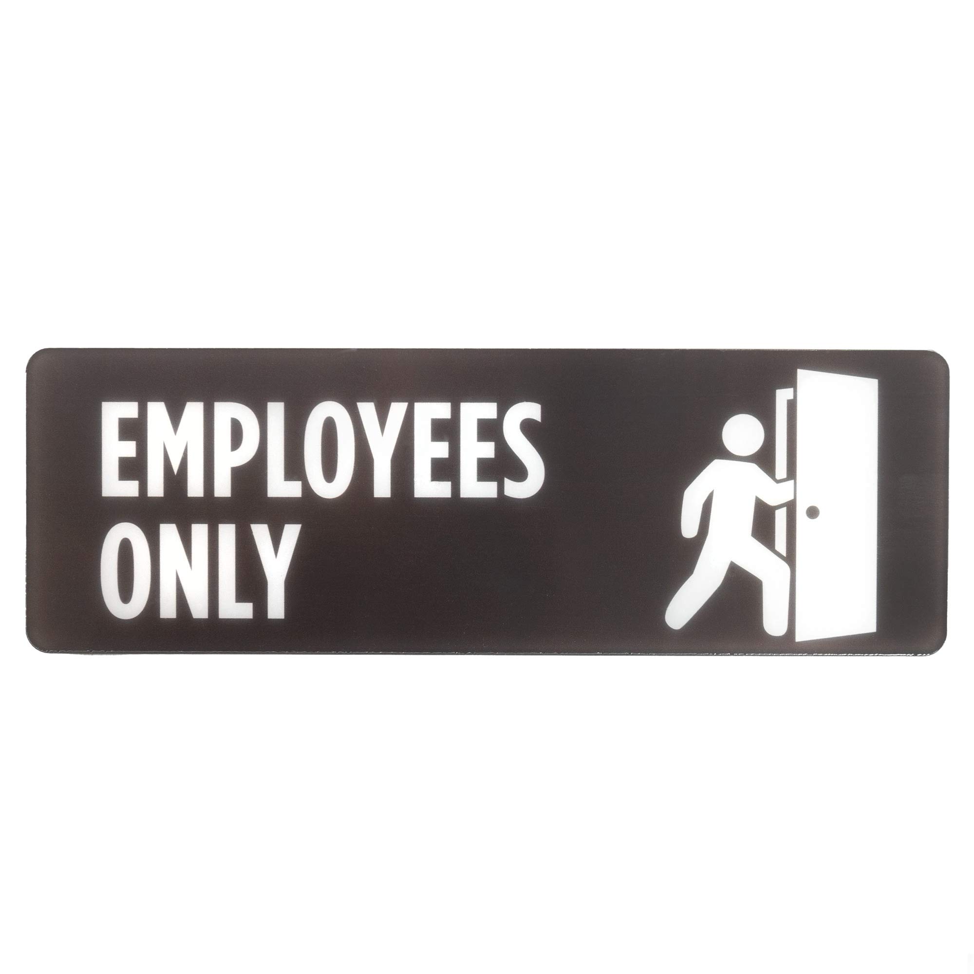 Classic Framed Employees Only Sign (Lt Gray) - Medium - Walmart.com