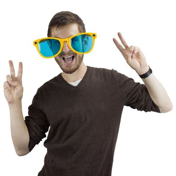 Brybelly Jumbo Sunglasses - Yellow - Walmart.com