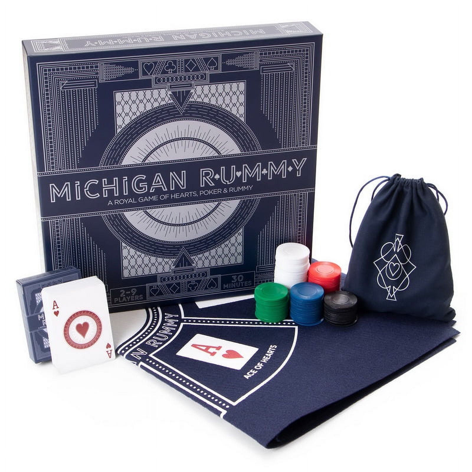 Brybelly Michigan Rummy Board Card Casino Game - Walmart.com