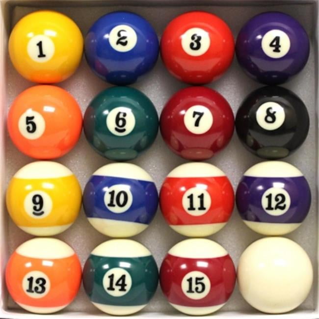 Brybelly Premium Pool Table Billiard Ball Set, (16 Count) - Walmart.com