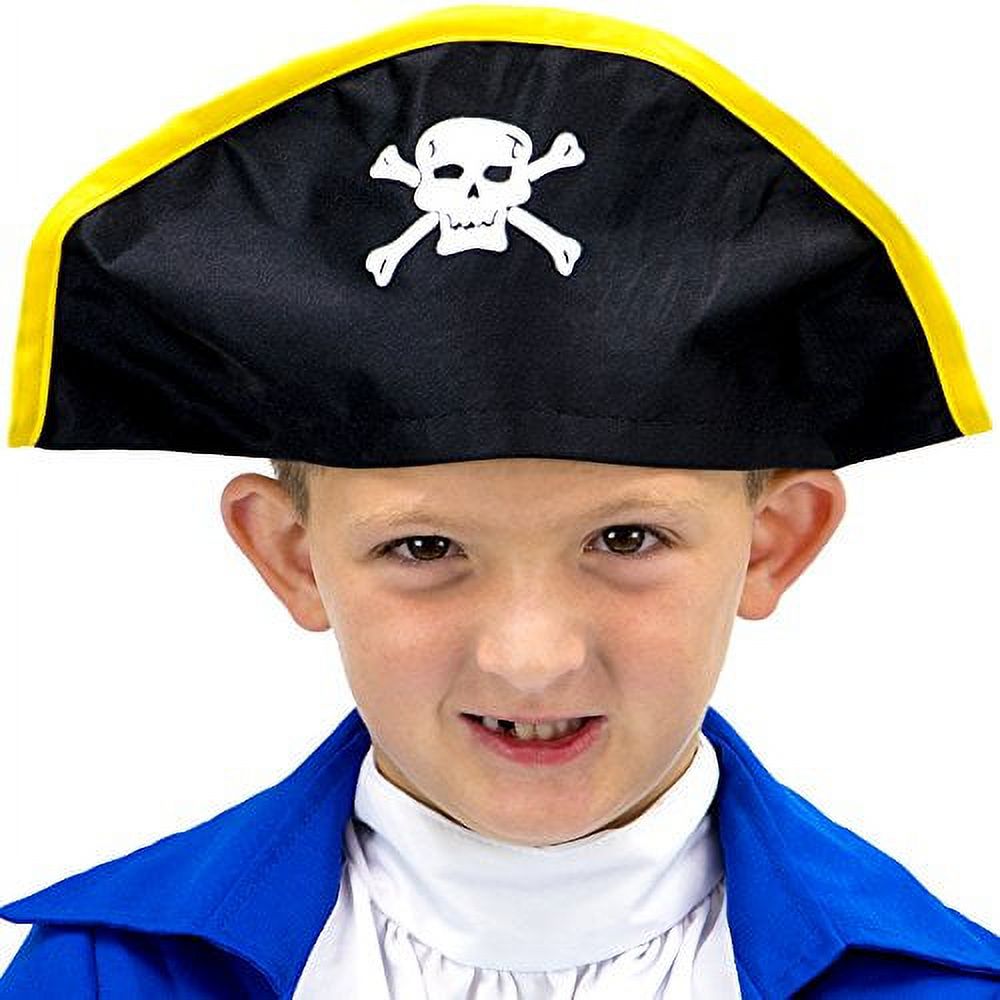 Brybelly Soft Bicorne Pirate Hat - Walmart.com