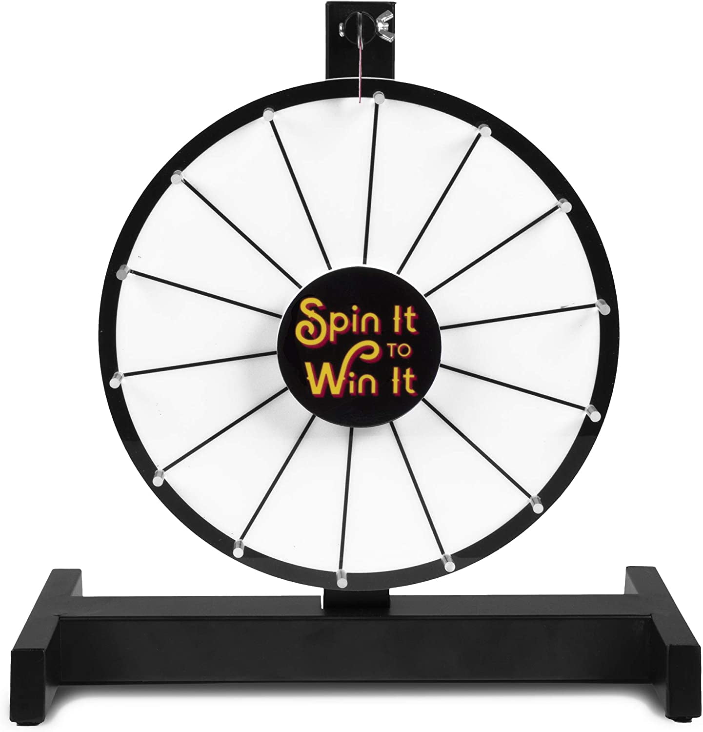 Brybelly 15" Spin it to Win It Tabletop Prize Wheel | 14 Customizable ...