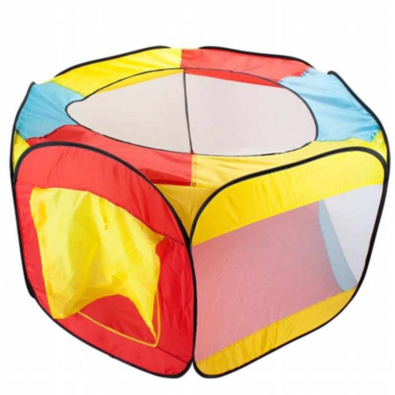 Brybelly TBPT-001 Hexagon Pop Up Ball Pit Tent with Mesh Netting and ...