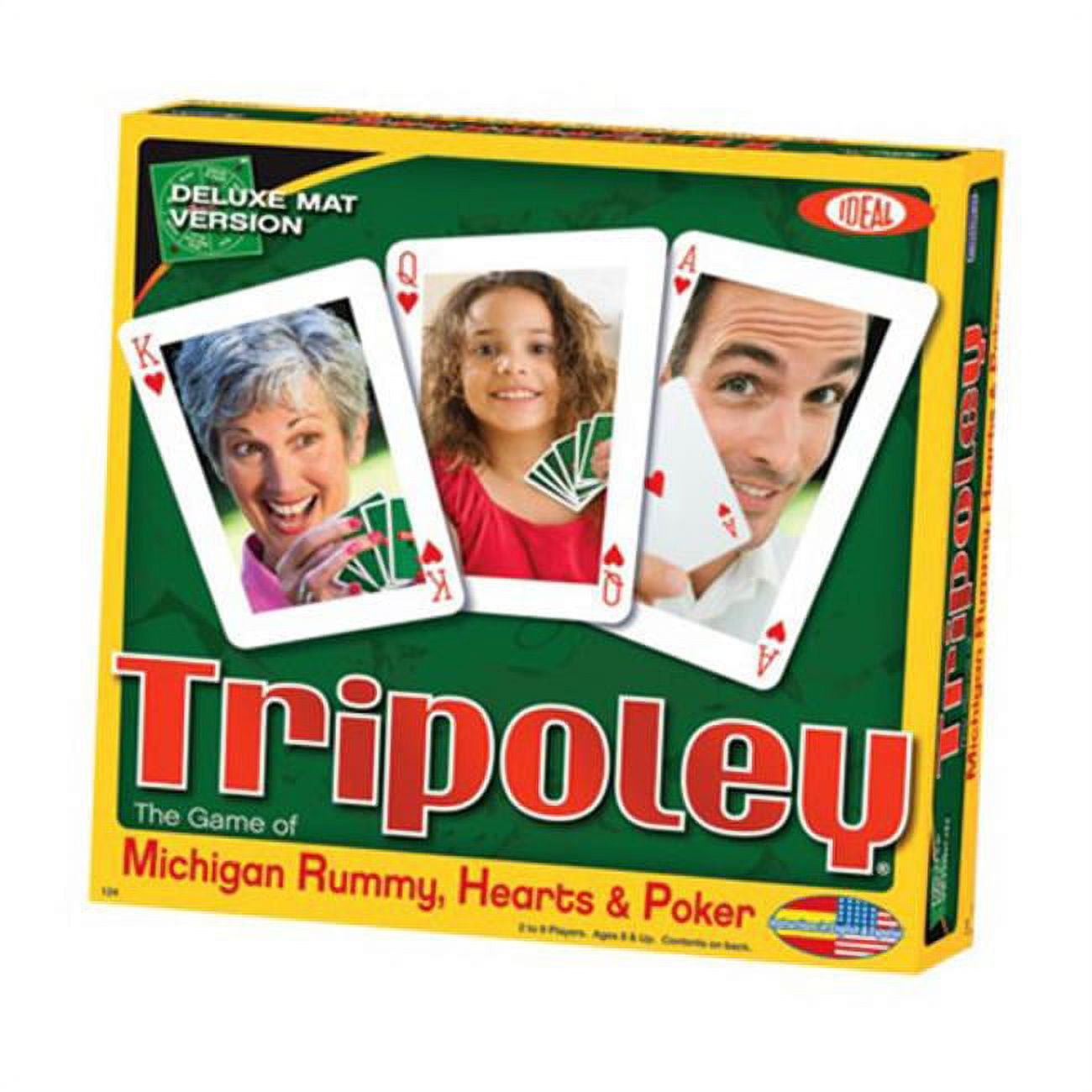 Brybelly TPOO-04 Tripoley Deluxe Mat Edition Card Game - Walmart.com