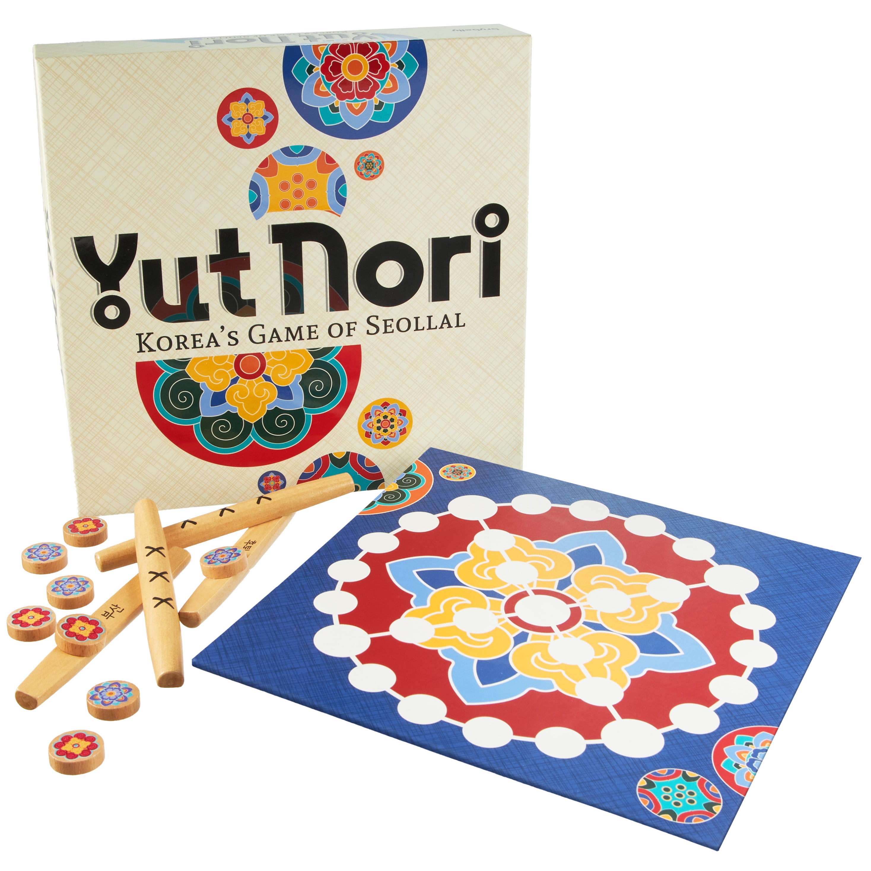 Brybelly Yut Nori: Korea's Game of Seollal - Korean New Year Family Party Board Games ...