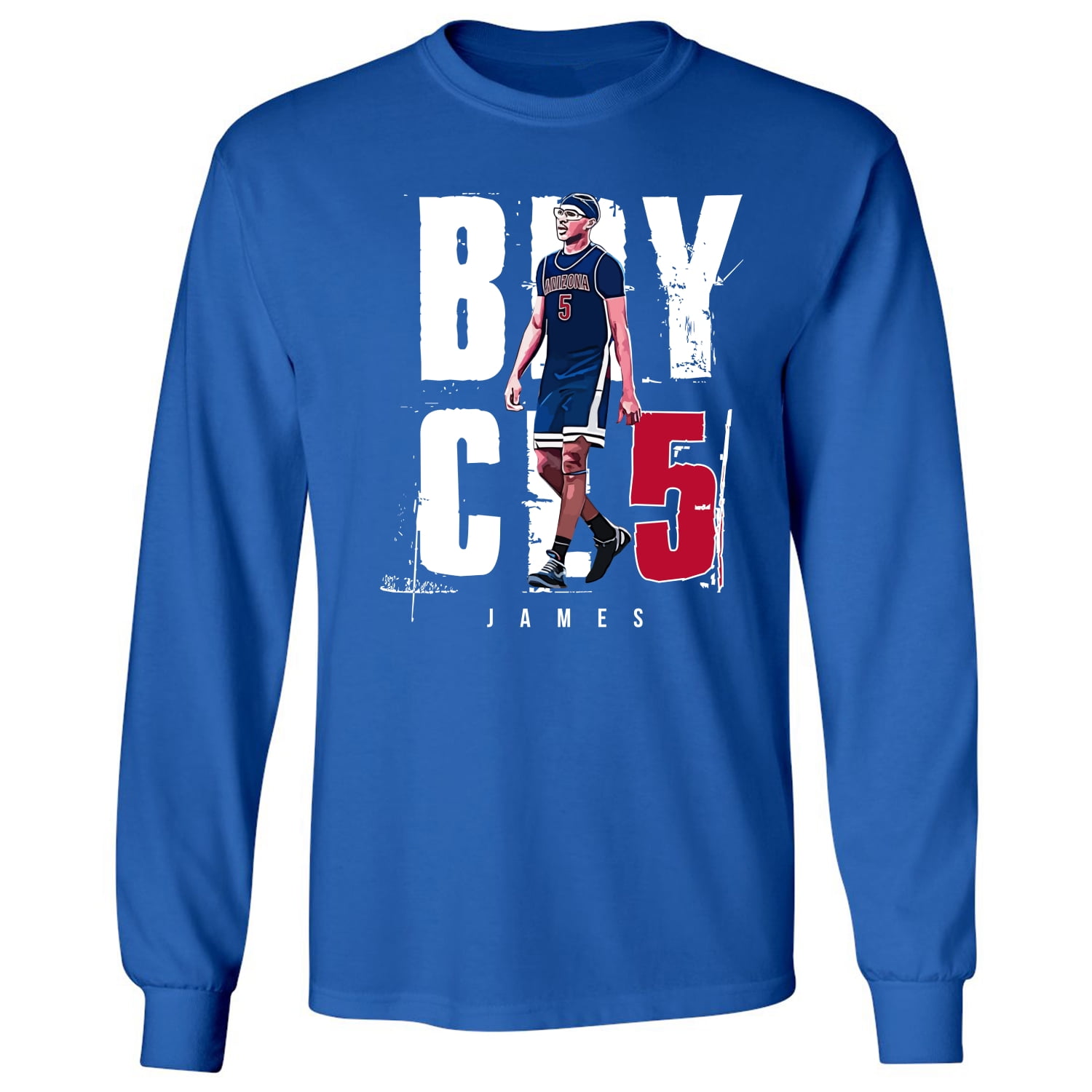 Bryce Arizona Graphic Tee - James Distressed Design Long Sleeve T-Shirt ...