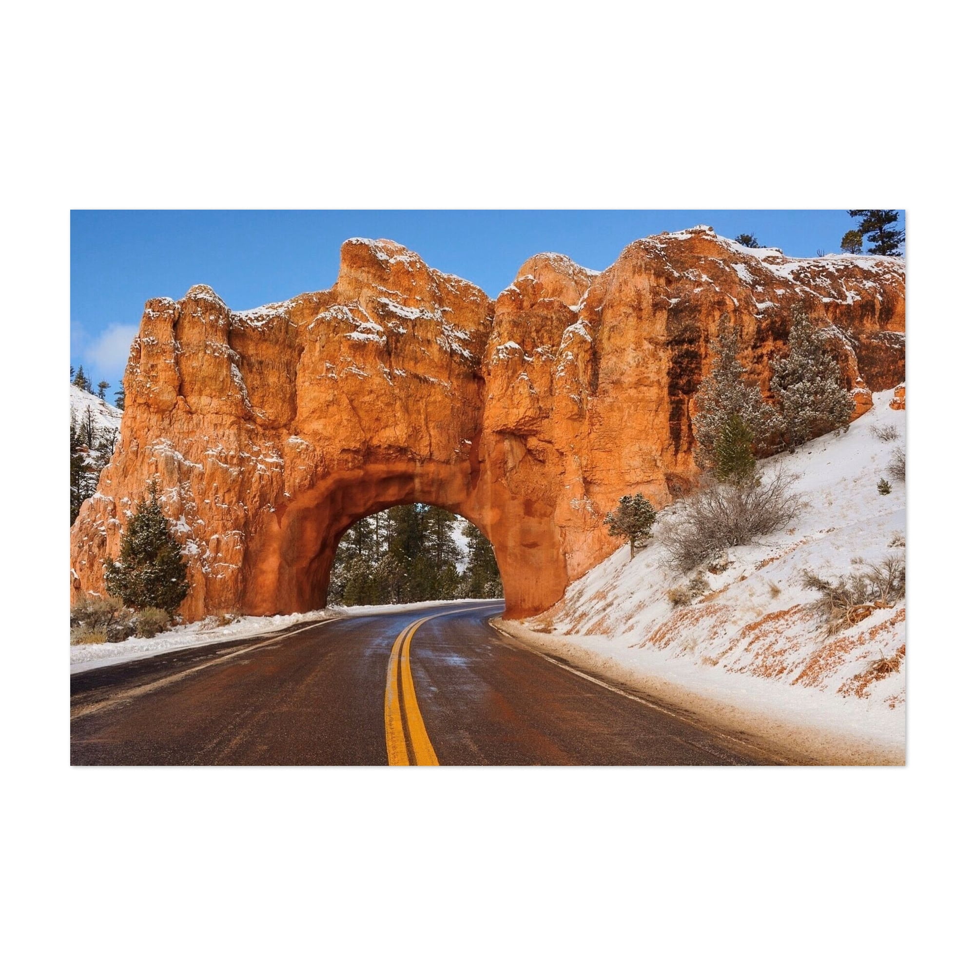 Bryce Canyon Highway - Utah Photography Desert Landscape Winter Scenic ...