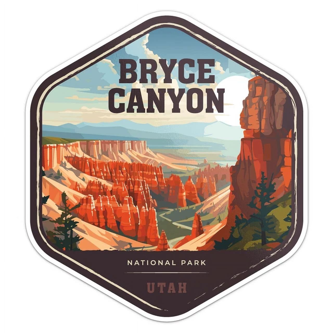 Bryce Canyon National Park Sticker Phone Decal Water Bottle Stickers ...