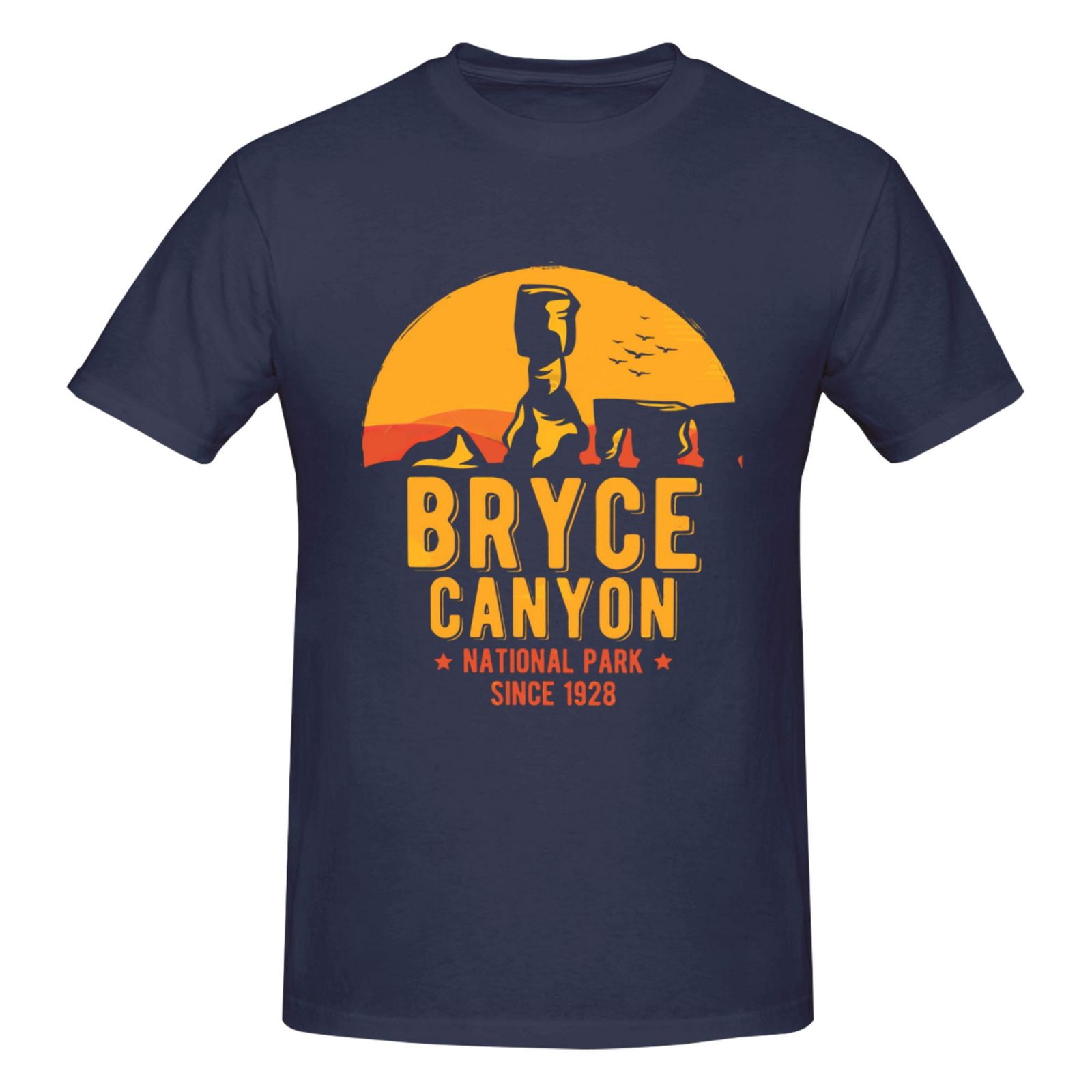 Bryce Canyon National Park T-Shirt for Men Cotton Soft Breathable Slim ...