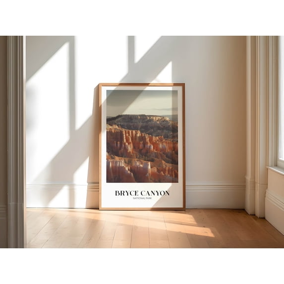 Bryce Canyon National Park Travel Wall Art, Unframed Paper Print Size ...
