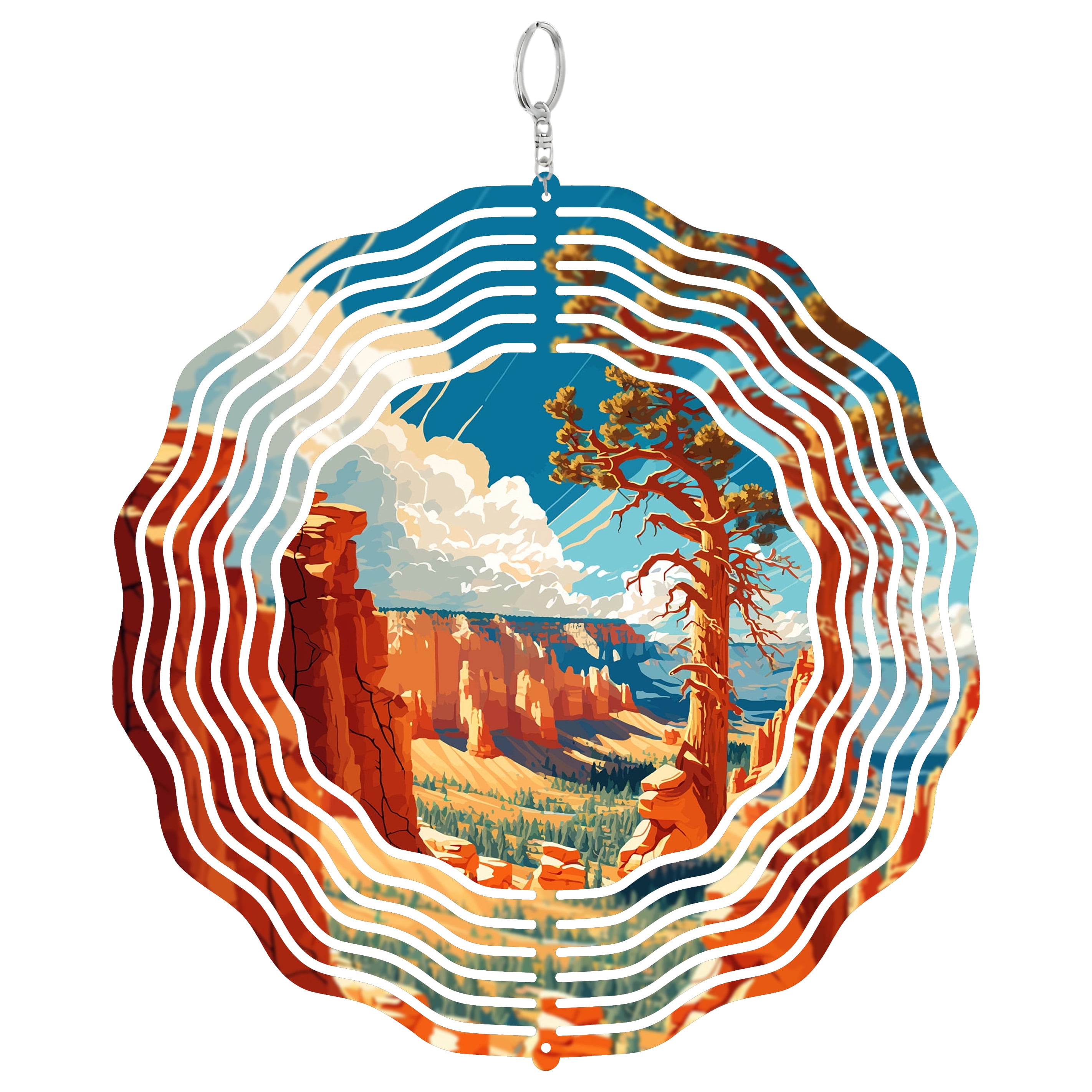 Bryce Canyon National Park Utah 3D Wind Spinner Metal Kinetic Hanging ...