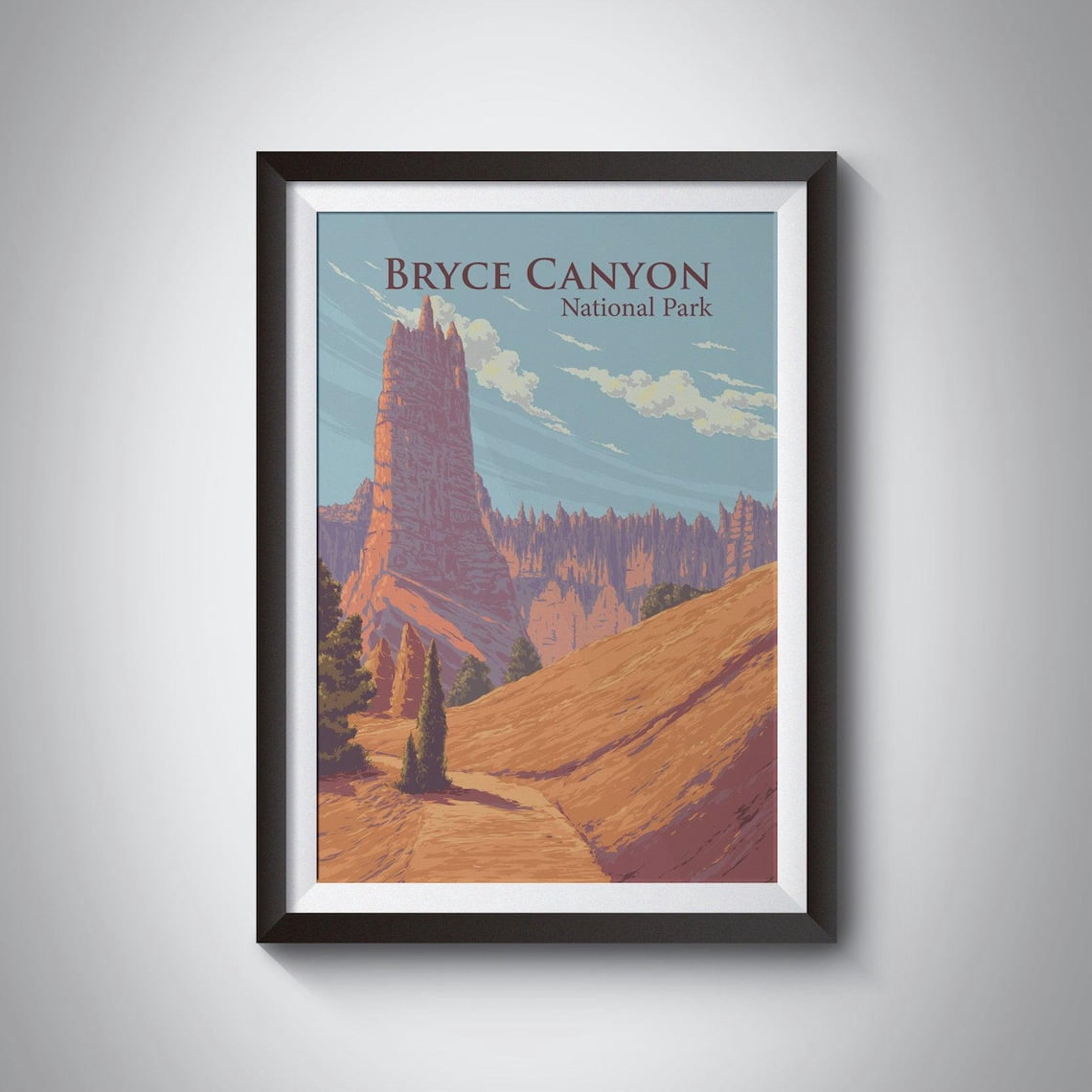 Bryce Canyon National Park Utah USA Hoodoos Amphitheater, Unframed ...