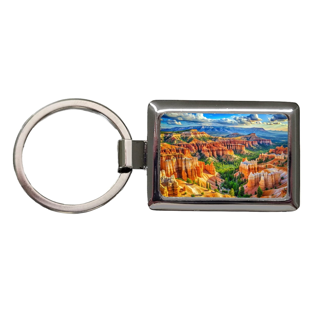 Bryce Canyon National Park Utah Watercolor Style Metal Rectangle ...
