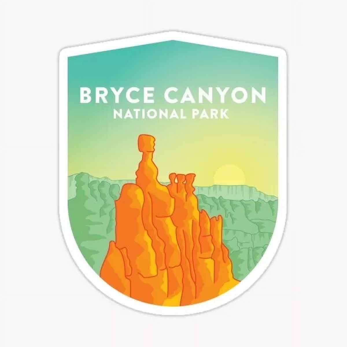 Bryce Canyon Rocky National Park Sticker Macbook Laptop Window Sticker ...